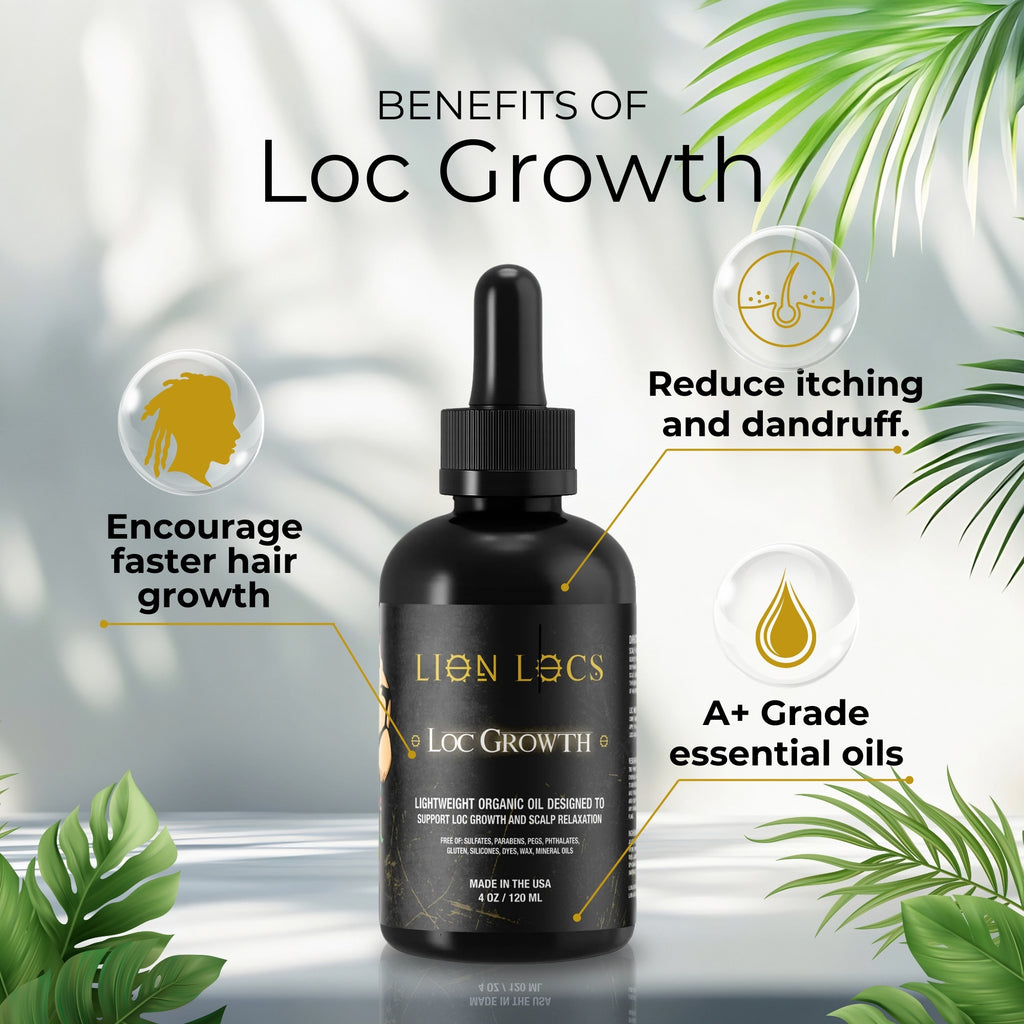 Loc Oil | Lightweight Nourishing Dreadlock Growth Oil for Locs & Scalp ...