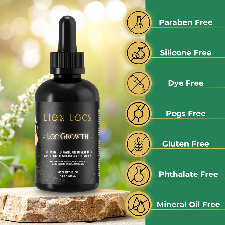 Loc Oil | Lightweight Nourishing Dreadlock Growth Oil for Locs & Scalp ...